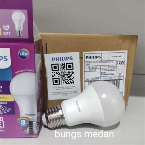 Jual Lampu Led Philips W Kuning Watt Watt Bulb Ledbulb Ww Warm White Di Seller Bung Medan