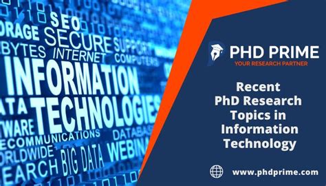 Top 10 Phd Research Topics In Information Technology