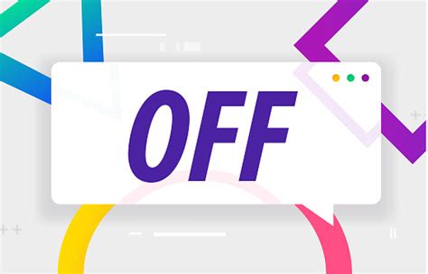 디자인 배너에서 꺼져 있습니다 웹 인쇄 프레젠테이션을 위한 벡터 템플릿 최소한의 문구와 간단한 배너 트렌디 한 플랫 기하학적 인쇄 창조적 인 벡터 스톡 장식 가격에 대한