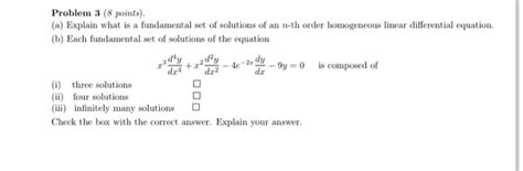 Solved Problem 3 8 Points A Explain What Is A