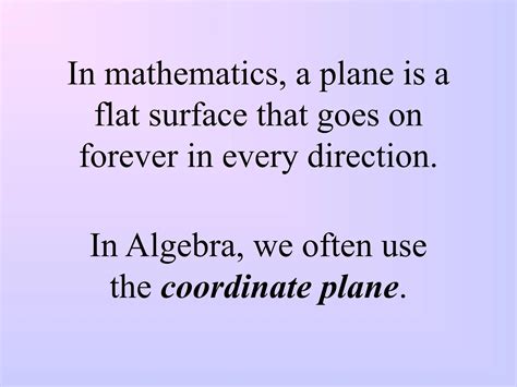 Cp Coordinate System Plotting Slope Ml Ppt