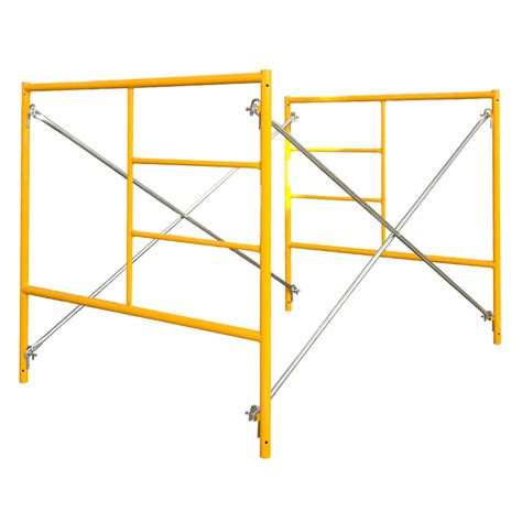 Ansi Building Material Construction High Quality Galvanized Puch Hole Cross Brace Frame Scaffold