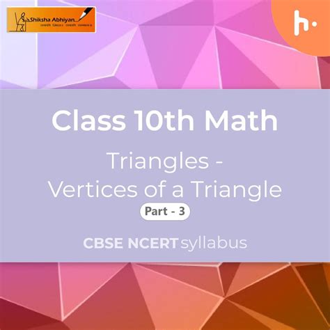 Q2 Two Vertices Of Triangle A Vertices Of A Triangle Part 3 Triangles Cbse Class 10
