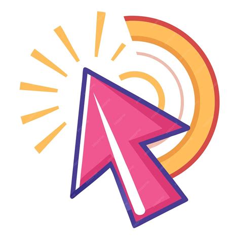 Dynamic Vector Design Cursor Click Interactive And Precise Premium Ai