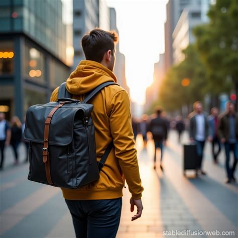 Sustainable Urban Travel Bags Stable Diffusion Online