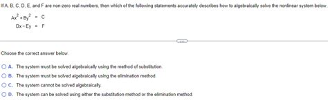 solved if a b c d e and f are non zero real numbers then