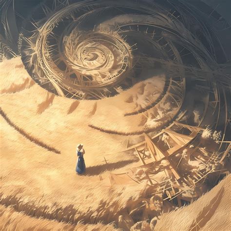 Premium Photo Mystical Spiral A Journey Through The Cosmic Fibonacci Path