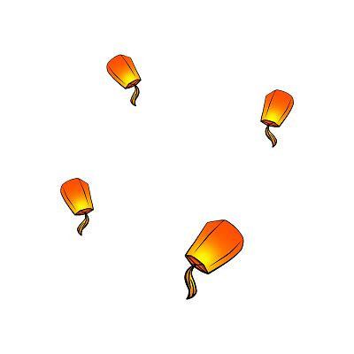 卡通孔明灯 卡通孔明灯简笔画 大山谷图库