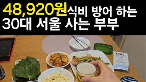 30대 주부 브이로그 봄 나들이 미나리삼겹살 조카 보러 가는 날 2인 가구 딩크부부 냉파요리 김밥 절약 가계부 기프티콘 고속터미널