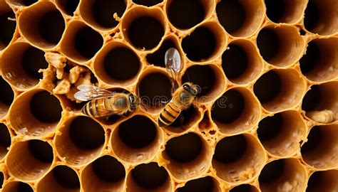 Honeycomb Bee Hive Pattern Natural Texture And Organic Structure