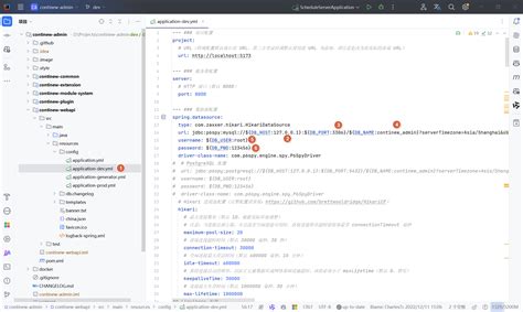 快速开始 continew admin