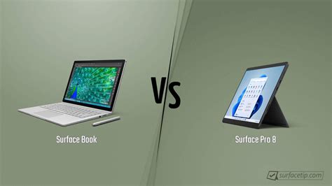 Surface Book Vs Surface Pro 8 Detailed Specs Comparison