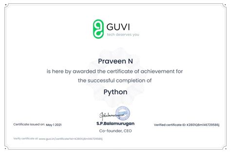 Praveen N On Linkedin Python3 Problemsolvingskills Guvi