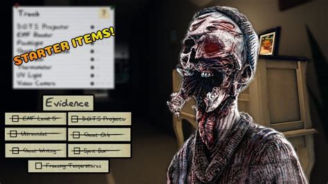 No Evidence And Starter Items Phasmophobia Youtube
