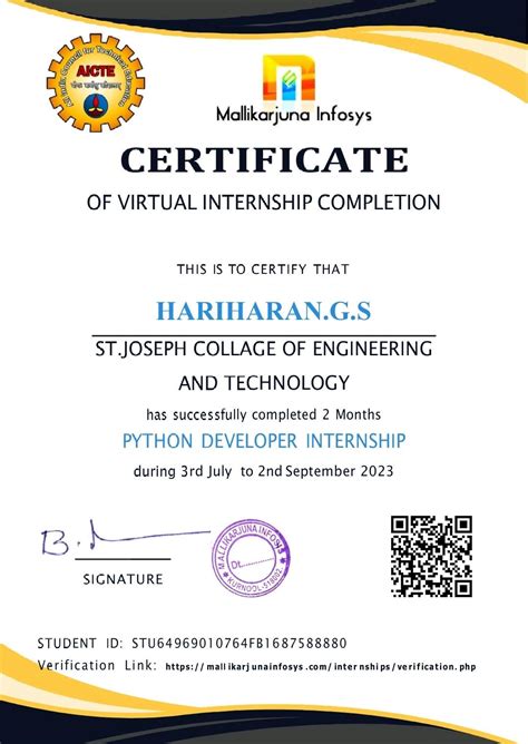 Hari Haran On Linkedin Pythoninternship Codingjourney Professional