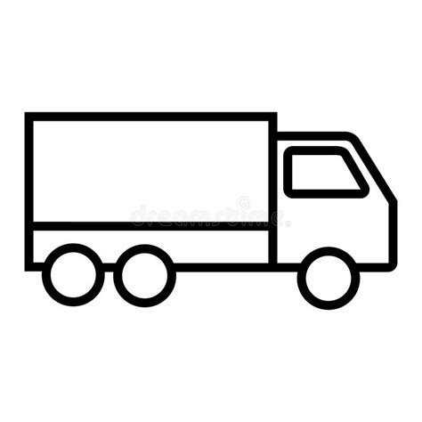 Truck Vector Icon Lorry Illustration Sign Autotruck Symbol Or Logo