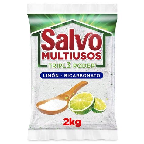 Detergente En Polvo Salvo Multiusos Limón Triple Poder 2 Kg Walmart