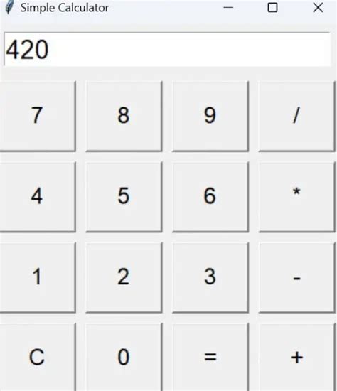 Digital Calculator In Python Using Gui Codewithcurious