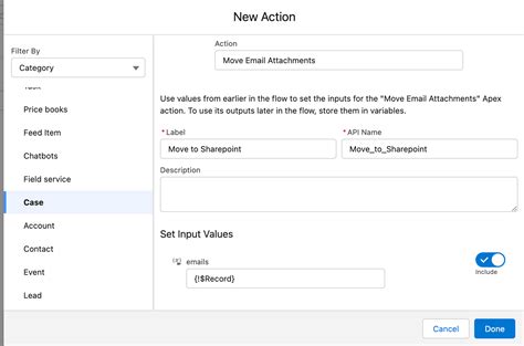 Move Case Attachments To Sharepoint
