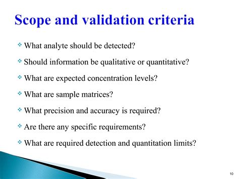 Analytical Method Validation Ppt