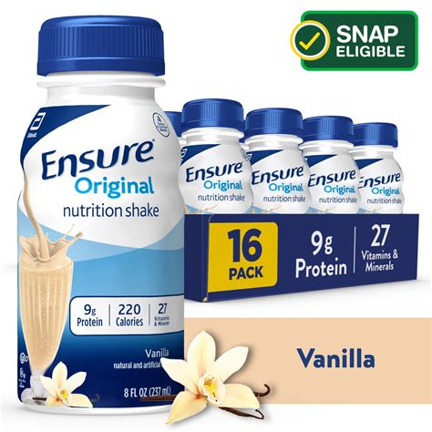 Ensure Original Vanilla Nutrition Shake 16 Pack