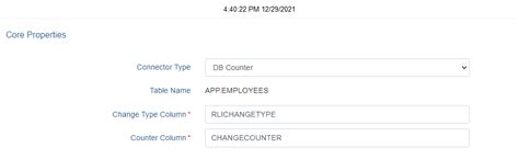 Database Counter Connector Radiant Logic Documentation
