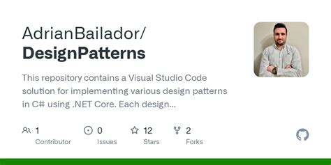 Github Adrianbailadordesignpatterns This Repository Contains A