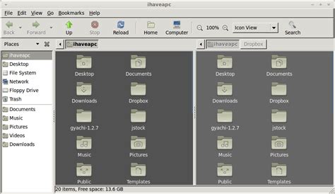 How To Use Nautilus As A Dual Pane File Manager In Linux Mint Ubuntu I Have A Pc