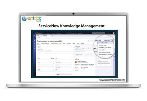 Servicenow Knowledge Management Solutions And Support Services