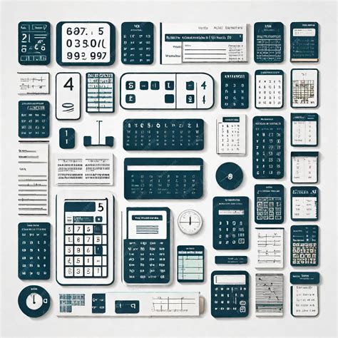 Premium Ai Image Numeric Calculations And Mathematical Formulas