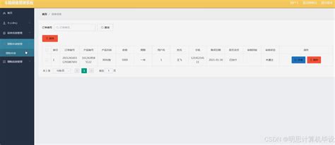 springboot毕设 车险销售管理系统 程序 论文 csdn博客