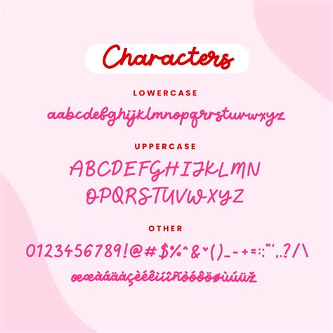 Aesthetic Font Bold Monoline Typeface With Heart Detail Design Pixie