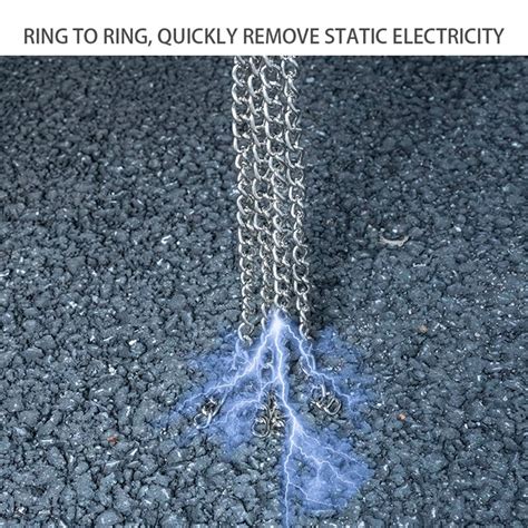 Car Universal Anti Static Ground 3 Metal Chain Str Grandado