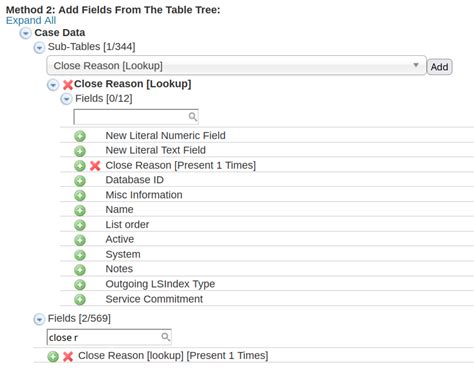 Reports Lookup Fields Legalserver Help