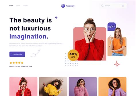 Website Header Design Behance