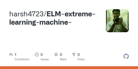 Github Harsh4723elm Extreme Learning Machine
