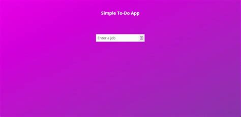 Github Tolgaucarsimple Todo App Simple And Dynamic To Do List App