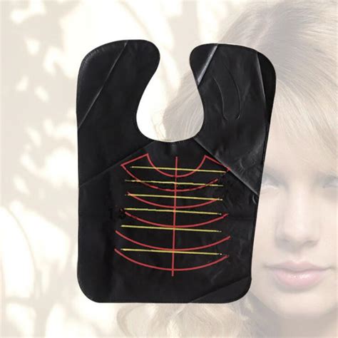 Waterproof Rubber Magnetic Snap Hair Cutting Barber Cape Hairdressing