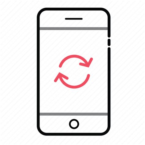 Mobile Mobile Phone Mobiles Phone Smartphone Sync Syncing Icon