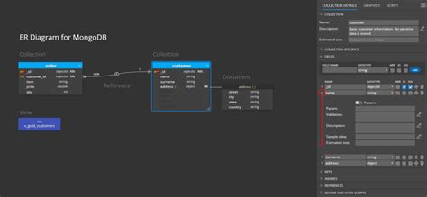 How To Create An Er Diagram For Mongodb Datensen