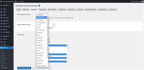 Wp Data Access Settings Default Jquery Ui Theme Click To Enlarge Wp Data Access
