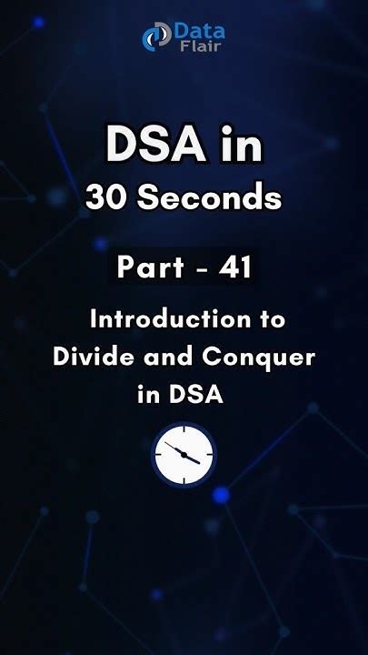 Divide And Conquer Technique Simply Explained Technology Dsa Youtube