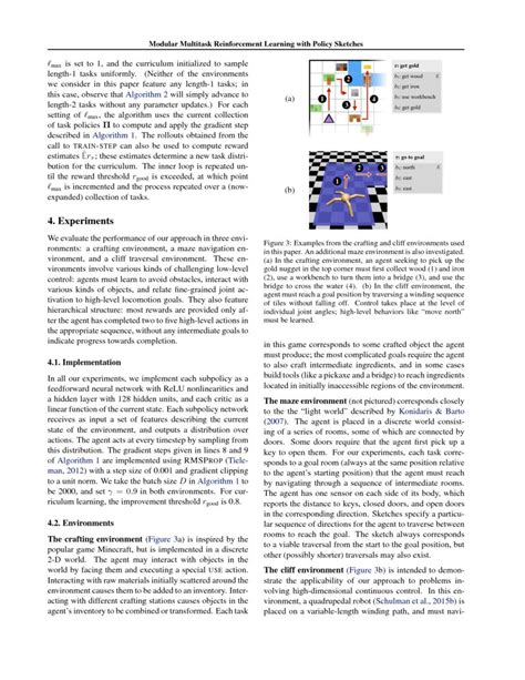 Modular Multitask Reinforcement Learning With Policy Sketches Deepai