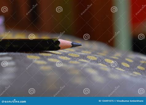 Pointed Nib Of A Pencil Stock Image Image Of Orange 134491075
