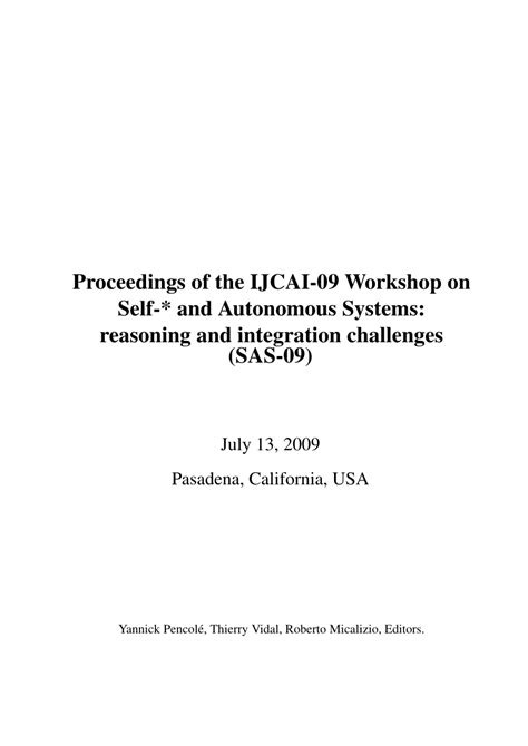 Pdf Pervasive Model Adaptation The Integration Of Planning And Information Gathering In