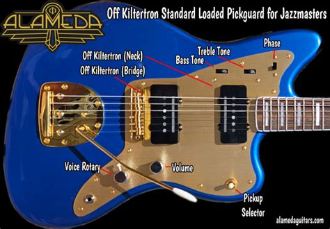 Pickguard Kit Jazzmaster Alameda Guitars
