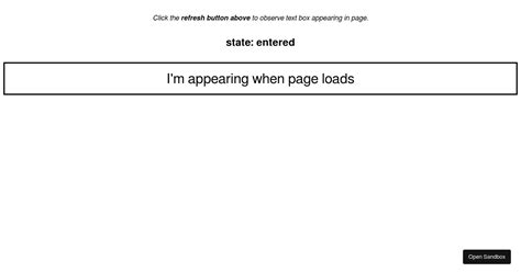 react transition appear forked codesandbox
