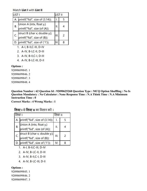 Cuet Pg 2023 Mtqp04 Data Science Artifical Intelligence Cyber
