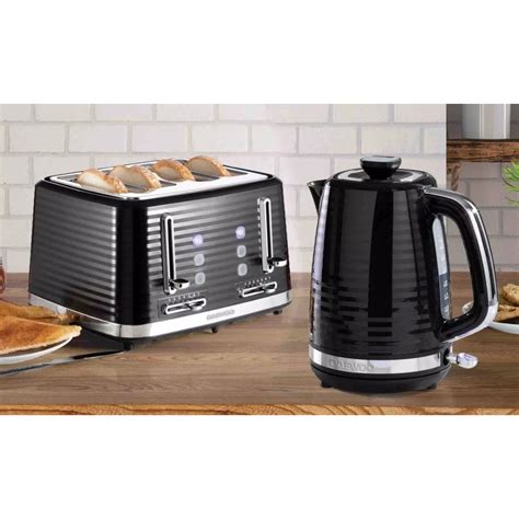 Black Pyramid Kettle And 4 Slice Toaster Set At Robyn Morgan Blog