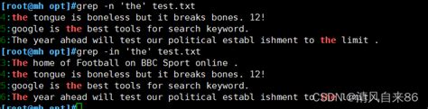 Shell之正则表达式及grep命令shell Grep N Csdn博客